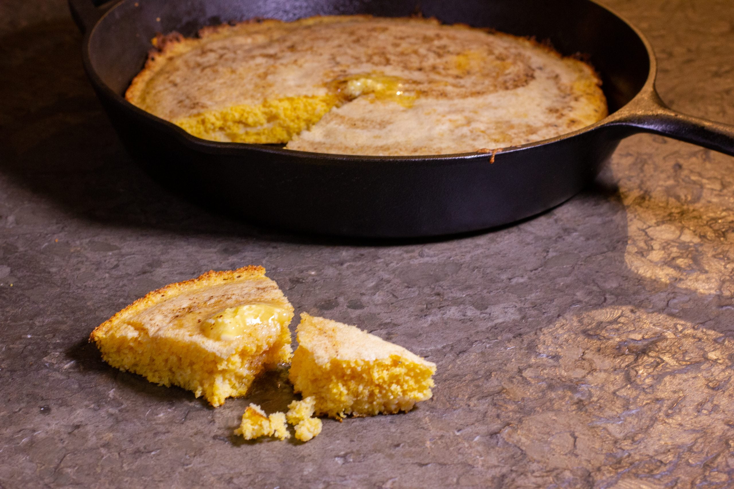 Cast Iron Skillet Cornbread - Culaccino Kitchen